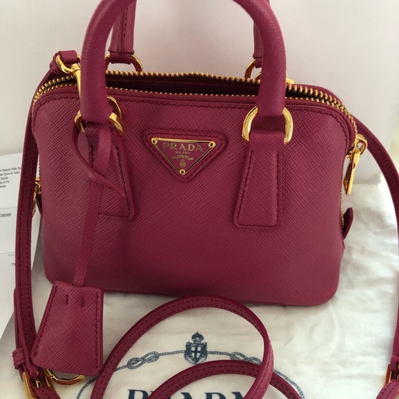 Prada | Bags | Prada Leather Purse Pink | Poshmark